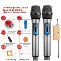 China High Fidelity Handheld Microphone Rechargeable Wireless U-Disk Karaoke Cardioid C Flagship Edition for Home Use for sale