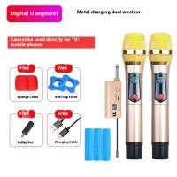 China High Fidelity Handheld Microphone Rechargeable Wireless U-Disk Karaoke Cardioid C Flagship Edition for Home Use for sale