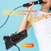 China 5.0 MP3 Decoder Board 2*40W DC 5V Amplifier Audio Player DIY MP3 Player Car FM Radio Module Portable Speaker Amplifier Power for sale