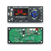 China 2*50W 5.0 MP3 Decoder Board Stereo Speaker Amplifier Module with FM Radio TF USB Mic Record Call & Call Music Accessory for sale