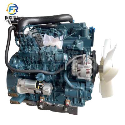 China Kubota 3 Cylinder V2607 V2607-T Diesel Engine V2607-DI-T-ET22E Engine Assembly 36Kw 2000RPM for sale