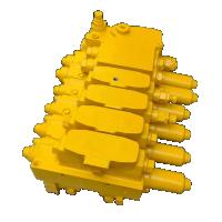 China Komatsu D375A-6 D375A-6R BULLDOZERS  723-66-21400 Hydraulic Main Control Valve Construction Machinery Parts for sale