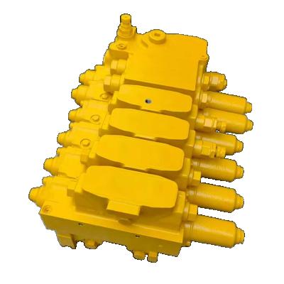 China Komatsu D375A-6 D375A-6R BULLDOZERS  723-66-21400 Hydraulic Main Control Valve Construction Machinery Parts for sale