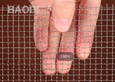 China Construction Woven Screen 316 Stainless Steel Crimped Mesh 4 to 18 Mesh Size for sale
