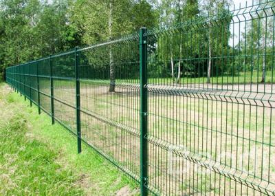 China Green PVC Coated Welded Wire Mesh Fence 1.8m Height 2.5m Length for Stadium Security for sale