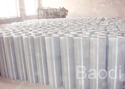 China 14 Gauge Galvanized Welded Wire Mesh Roll 1/2 in Opening 30m Length for Mining for sale
