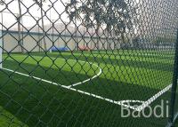 China PVC Coated Chain Link Fence Green 50mm Mesh 2.2mm Wire for Sports Field for sale