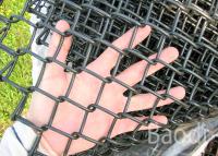 China Black PVC Coated Chain Link Mesh Fence 50mm Mesh 2.2mm Wire 0.9m-2.1m Height for sale