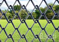 China Privacy Fence Panels With Diamond Hole Pattern , Garden Cyclone Wire Fence for sale