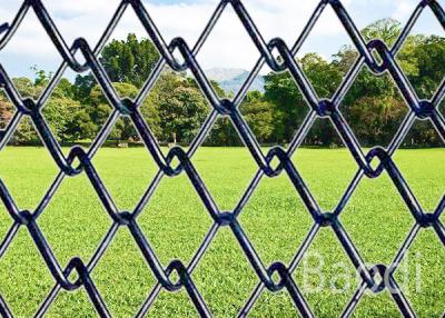 China Privacy Fence Panels With Diamond Hole Pattern , Garden Cyclone Wire Fence for sale