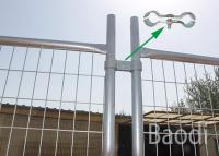 China Removable Galvanised Temporary Event Fencing With Round Frame / Welded Mesh for sale