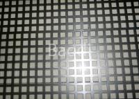 China Electro Galvanized Perforated Metal Sheet With Square Hole Pattern , Perforated Steel Plate for sale