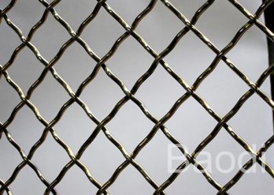 China Construction Mild Steel Crimped Wire Mesh 4-18 Mesh for BBQ Grill and Industrial Screen for sale