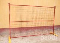 China Galvanized Portable Fence Panels , Free Standing Crowd Control Barricades for sale