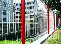 China White PVC Coated Welded Wire Mesh Fence Panel 50x100mm Mesh 2m Width for sale