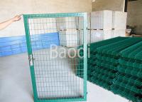 China Green PVC Welded Wire Mesh Fence 0.4-2.5m Height with Gates Easy Installation for sale