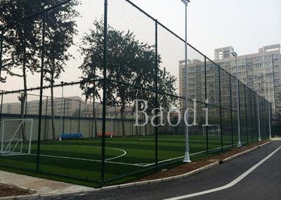 China Green PVC Coated Chain Link Fence Panel 50mm Mesh 2.5mm Wire for Garden Fronts for sale