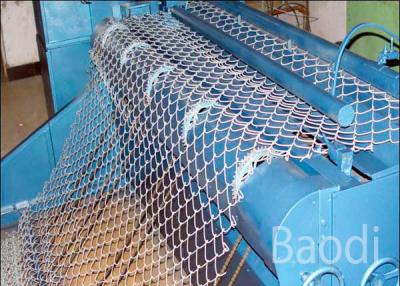China Galvanized Chain Link Fence 50mm Diamond Mesh Carbon Steel Wire 2.5mm for sale