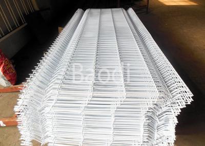 China Anti-Rust Welded Wire Mesh Fence 1.8m Height with Peach Post Galvanized Powder Coated for sale