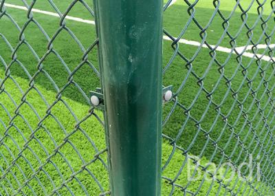China Green PVC Coated Cyclone Chain Link Fence 1.5mm-4mm Wire Roll 0.9m-2.1m Height for sale