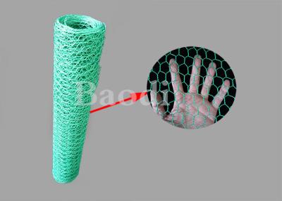 China Hexagonal Chicken Netting Fence Roll 1m 1.2m 1.5m Height PVC Coated Poultry Wire for sale