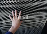 China Decorative Stainless Steel Perforated Sheet Screen Round Holes 1m x 2m 3mm Thick for sale