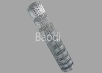 China Hot Dipped Galvanized Hinge Joint Woven Field Fence Rectangular Grid 2.5mm Wire 150mm Spacing for sale