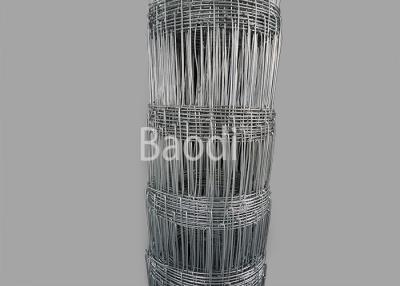 China Galvanized Woven Wire Fence for Livestock 2mm-2.5mm Wire Diameter 0.8m-1.65m Height for sale