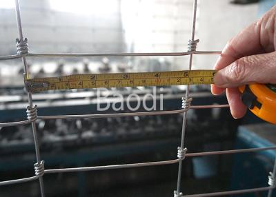 China Hinge Joint Knot Woven Farm Fencing in Rolls Height 0.8m to 1.8m Steel Wire Fence 50m 100m for sale