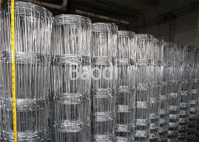 China Hot Dipped Galvanized Grassland Woven Field Fence 0.8m to 1.8m Height 50m Rolls for sale