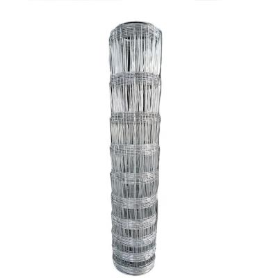 China Galvanized Woven Farm Fence 1.8m Height 100m Roll Hinge Joint Knot Grassland Fence for sale