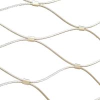 China Stainless Steel Wire Rope Mesh 1.5mm 50mm Opening Outdoor Protecting Net for sale