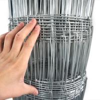 China Galvanized Woven Farm Fence 0.8-1.8m Height 50-100m Roll for Livestock Enclosure for sale