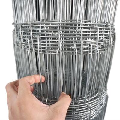China Galvanized Iron Woven Hinge Joint Knot Farm Fencing 1.8m Height 100m Roll for sale