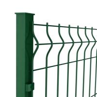China 3D Curved Triangle Mesh Fence 2.5m Height for Urban Landscape Security for sale