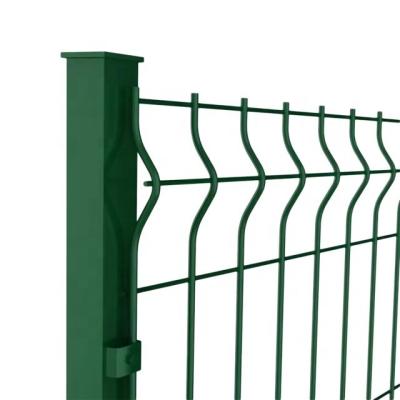 China 3D Curved Triangle Mesh Fence 2.5m Height for Urban Landscape Security for sale