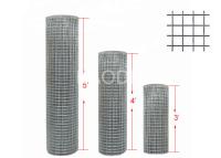 China Galvanized Welded Steel Wire Fabric Roll 3ft 4ft 5ft Height 50ft 100ft Length for sale
