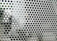 China 304L 316L Perforated Stainless Steel Mesh Round 0.8mm Hole 1m x 2m Sheet for sale