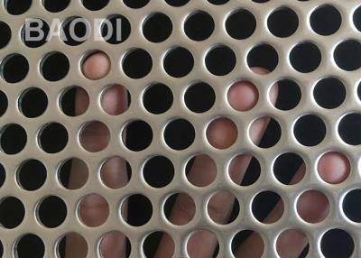 China Stainless Steel 304 316L Perforated Mesh Round Hole 1m x 2m 0.5mm Thickness for sale