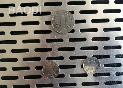 China Slotted Hole Protection Screen 3.5mm Perforated Aluminium Mesh for sale
