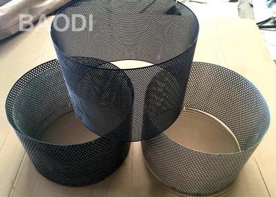 China Powder Coated Round Hole Perforated Metal Tube 3.5mm Hole Size Carbon Steel for sale