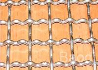 China 304 Stainless Steel Barbecue Oven Net Lock Crimp Wire Mesh 800°C for sale