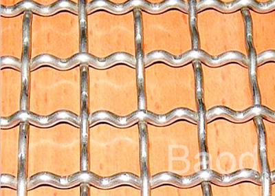 China 304 Stainless Steel Barbecue Oven Net Lock Crimp Wire Mesh 800°C for sale