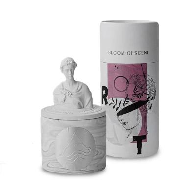 China Gardenia Ginger And Orange Scented Soy Wax Aroma Home Candle Custom Printed 65g for sale