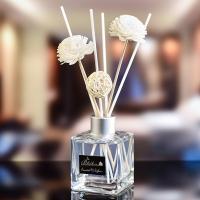 China Glass Bottle DPMA Small Aroma Reed Diffuser And Oil 50ml for sale