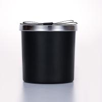 China 400g Free Sample Black Metal Lid Glass Jar Scented Candle 10*10cm for sale