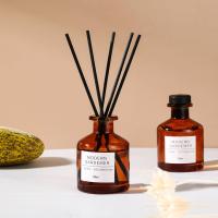 China Home Fragrance 50ml Aroma Reed Diffuser Perfume With Black Sticks for sale