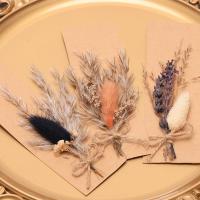 China Opp Bag Pampas Natural Dried Grass Potpourri 43*15cm for sale