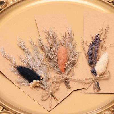 China Opp Bag Pampas Natural Dried Grass Potpourri 43*15cm for sale