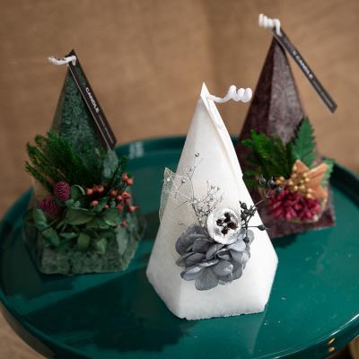China Aroma Home Custom Christmas Tree Candles New Design 140g 23 Hours Burning Time for sale